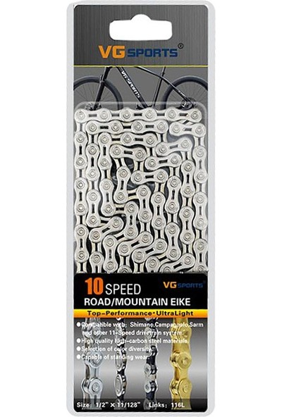 Strade Store 9/10 Hız Bisiklet Zinciri 1/2 Strade Store 9/10 Hız Bisiklet Zinciri 1/2