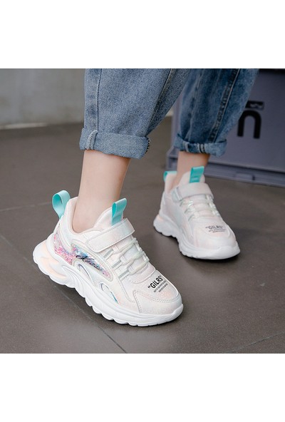 Kın Pembe Kız Çocuk Spor Ayakkabı (Yurt Dışından)