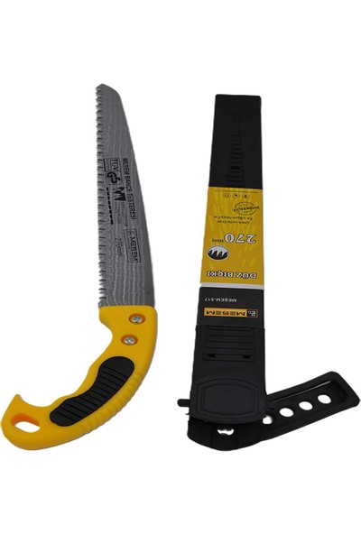 Buffer 270 mm Düz Bıçaklı Testere Bıçkı Kılıflı Budama Bahçe Testeresi Buffer 270 mm Düz Bıçaklı Testere Bıçkı Kılıflı Budama Bahçe Testeresi