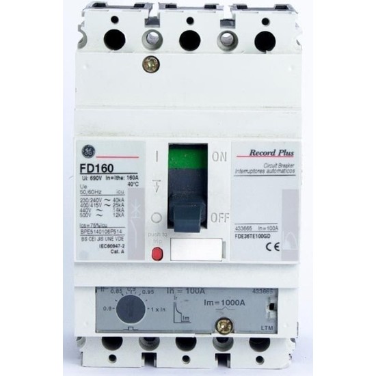 General Electric FD160 3p/ltm 25KA 160A Ter. Man. Kompakt Fiyatı