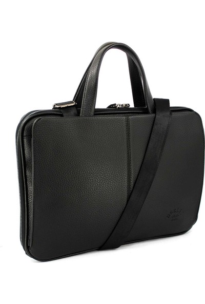 Deri. se Clup Derise Club Erkek Evrak Ve Laptop El Ve Omuz Askılı Çapraz Siyah Renk