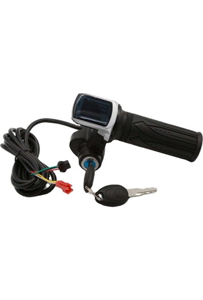 Sailing Elektrikli Bisiklet Gaz Kolu Voltaj Göstergesi-Kontak 48 V Sailing Elektrikli Bisiklet Gaz Kolu Voltaj Göstergesi-Kontak 48 V