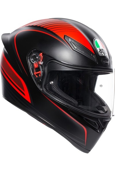 Agv K1 Multi Warm Up Matt Black Red Kapalı Kask Agv K1 Multi Warm Up Matt Black Red Kapalı Kask