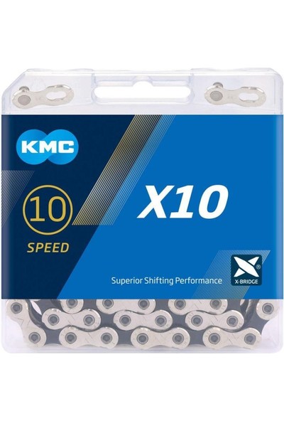 Kmc X10 Zincir ( X-Brıdge Teknolojisi ) 10V 114 Link Kmc X10 Zincir ( X-Brıdge Teknolojisi ) 10V 114 Link
