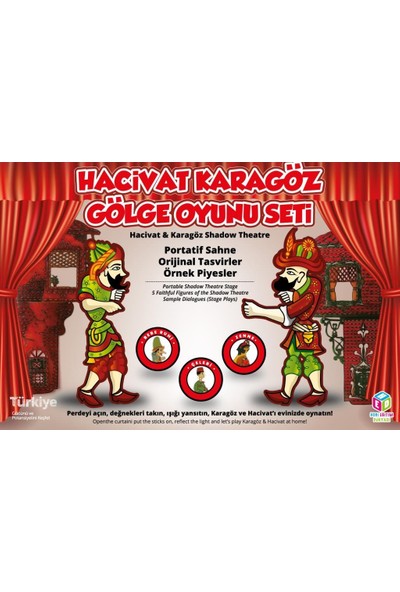 Farbu Oyuncak Hacivat Karagöz Gölge Oyun Seti Farbu Oyuncak Hacivat Karagöz Gölge Oyun Seti