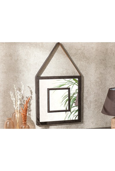 English Home Sante Ayna 40X40 cm Kahve