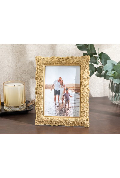 English Home Alyssa Çerçeve 18,8X24X1,8 cm Gold English Home Alyssa Çerçeve 18,8X24X1,8 cm Gold