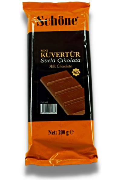 Schöne Mini Kuvertür Sütlü Çikolata 200 gr