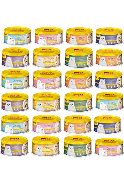 Me-O Karışık Kedi Konservesi 80 GRX24 Adet