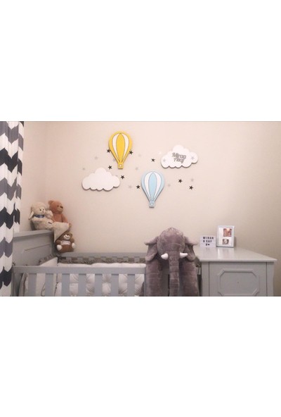 Neşeli Dükkan Çocuk Odası Dekoratif Gece Lambası Pano