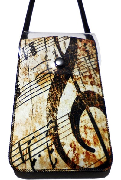 Cemmys Kadın Çapraz Desenli Omuz Telefon Çantası Kılıfı