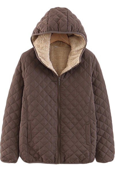 Vandor Girls Vandorgirls Kadın Polar Astarlı Kaban Ceket Kapşonlu Dış Giyim (Yurt Dışından) Vandor Girls Vandorgirls Kadın Polar Astarlı Kaban Ceket Kapşonlu Dış Giyim (Yurt Dışından)