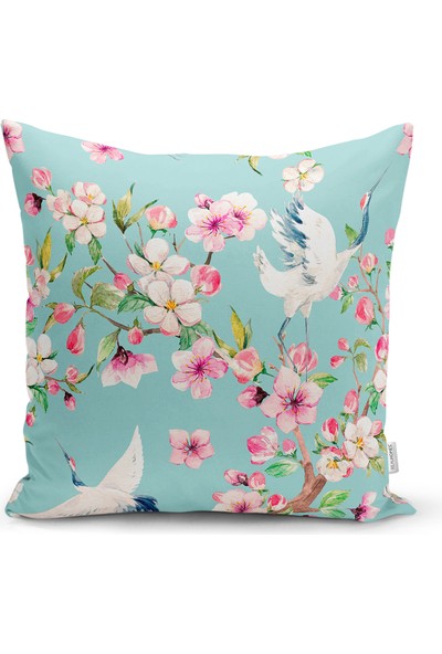 Realhomes Ebabil Kuşları Motifli Modern Yastık Kırlent Kılıfı Realhomes Ebabil Kuşları Motifli Modern Yastık Kırlent Kılıfı
