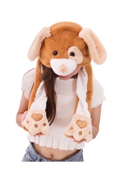 Easytoy Kadın Karikatür Tavşan Kulakları Şapkası Bere (Yurt Dışından) Easytoy Kadın Karikatür Tavşan Kulakları Şapkası Bere (Yurt Dışından)