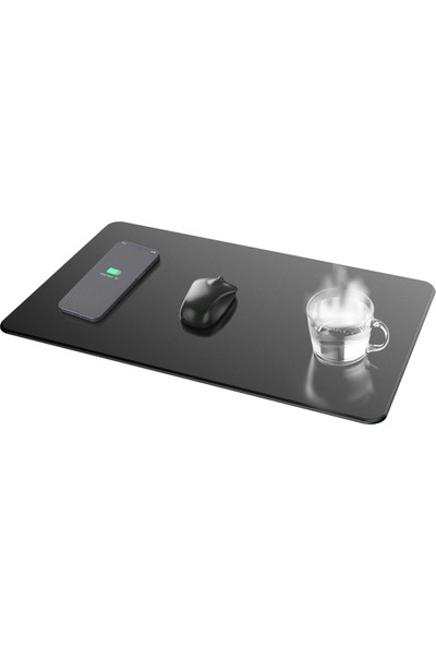 Jakcom Mc3 Kablosuz Şarjlı Elektrikli Mouse Pad - Siyah (Yurt Dışından)