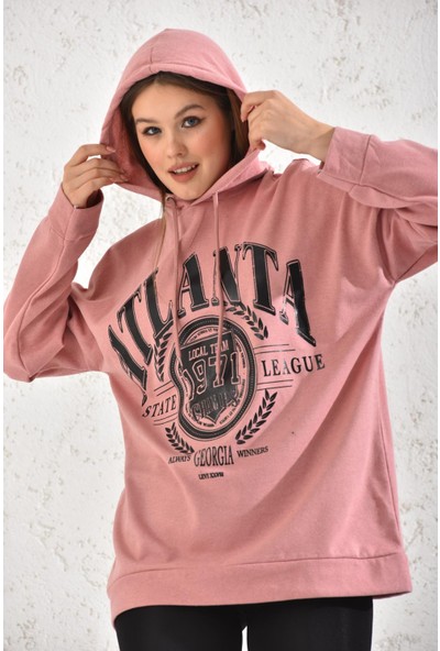 Rodi DS22KB051760 Kadın Oversize Kapişonlu Sweatshirt