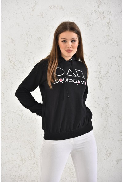Rodi DS22KB051761 Kadın Baskılı Kapişonlu Sweatshirt Rodi DS22KB051761 Kadın Baskılı Kapişonlu Sweatshirt