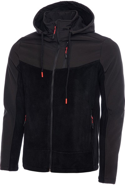 Ghassy Co Erkek Çıkarılabilir Kapüşonlu Softshell/polar Garnili Spor Ceket Ghassy Co Erkek Çıkarılabilir Kapüşonlu Softshell/polar Garnili Spor Ceket
