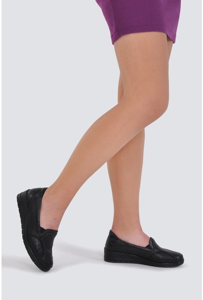 Forelli CKC-25109 Forelli Kadın Hakiki Deri Halluks Comfort Ayakkabı