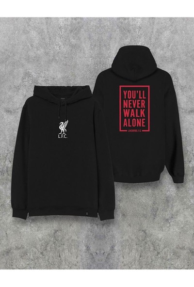 Trendypassion Liverpool Never Walk Alone Ön Arka Baskılı Kapşonlu Tasarım Hoodie Trendypassion Liverpool Never Walk Alone Ön Arka Baskılı Kapşonlu Tasarım Hoodie