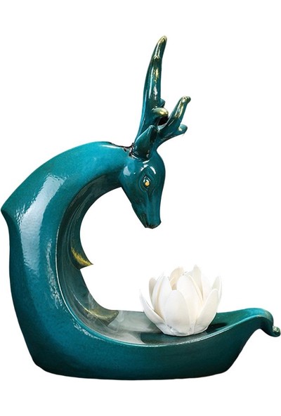 Dolity Seramik Tütsü Brülör Şelale Buhurluk Backflow Koni Sopa Ev Dekor Yoga Mavi Lotus (Yurt Dışından) Dolity Seramik Tütsü Brülör Şelale Buhurluk Backflow Koni Sopa Ev Dekor Yoga Mavi Lotus (Yurt Dışından)