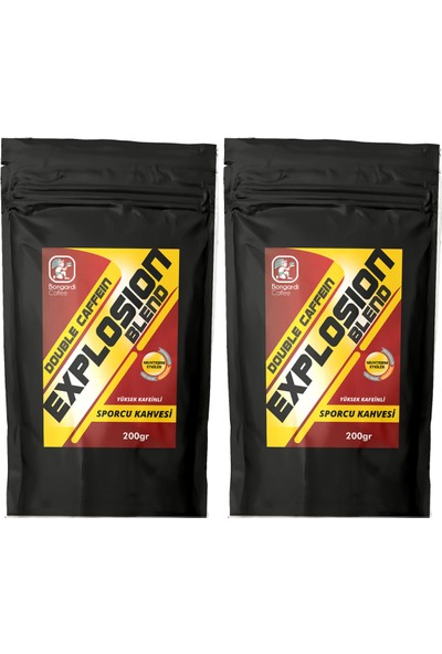 Bongardi Coffee Sporcu Kahvesi Explosion Filtre Kahve Makinesi Uyumlu 2 Kat Kafeinli 2X200 gr