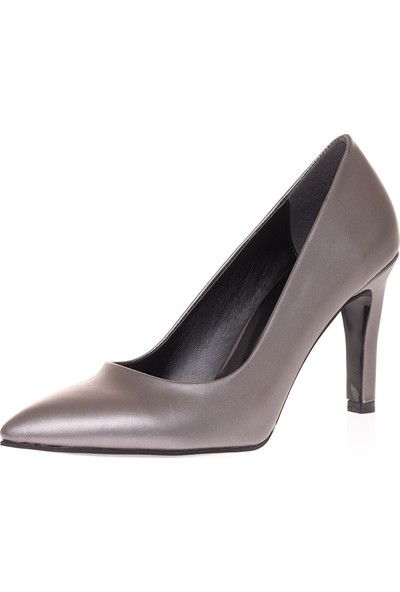 Kent Shop Platin 9 cm Kadın Abiye Ayakkabı Kent Shop Platin 9 cm Kadın Abiye Ayakkabı