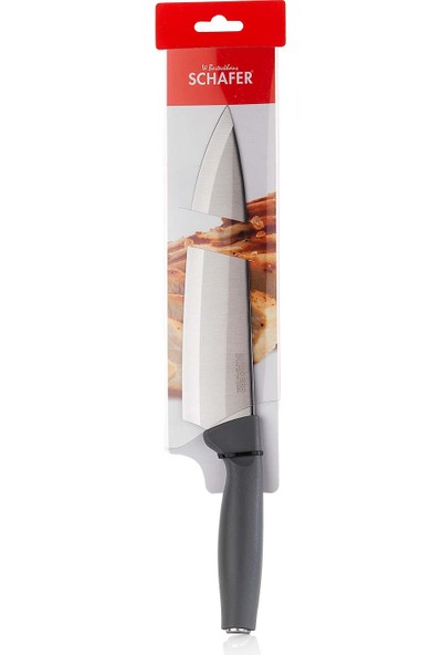 Schafer Helfer Şef Bıçağı 33.5 cm 1 Parça Gri Schafer Helfer Şef Bıçağı 33.5 cm 1 Parça Gri