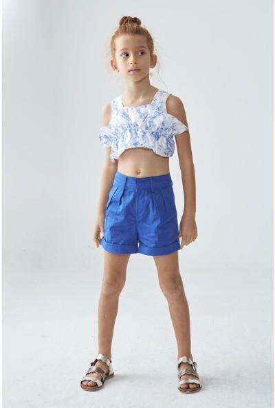 B&G Store Kız Çocuk Saks Şort B&G Store Kız Çocuk Saks Şort