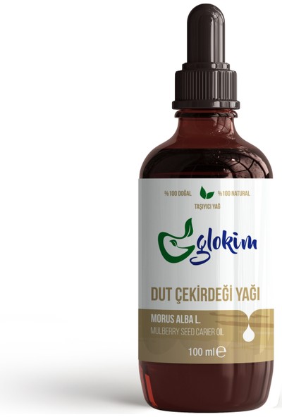 Glokim Dut Çekirdeği Yağı 100 ml - Soğuk Pres Glokim Dut Çekirdeği Yağı 100 ml - Soğuk Pres