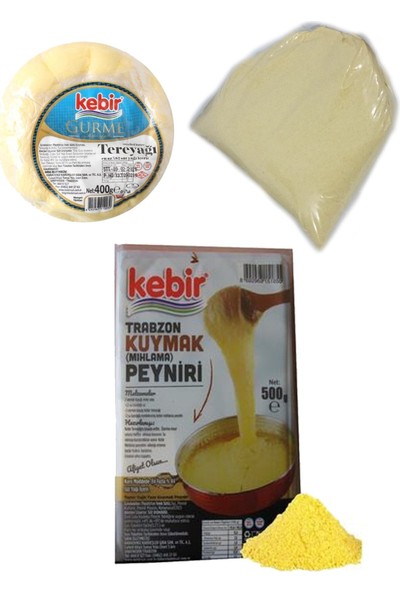 Kebir 3'lü Kuymak Set Kebir 3'lü Kuymak Set