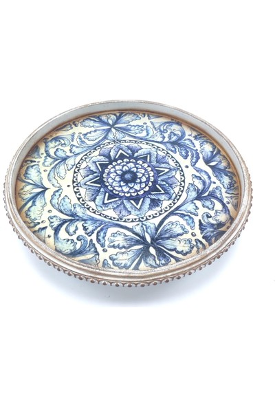 Ankara Hobi Ayaklı Yuvarlak Sunumluk