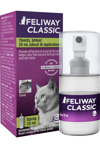Feliway 20 ml - Felıway Classic Sprey Kediler Için Sakinleştirici Sprey