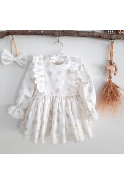 Hayal Kutusu Kar Taneli Bebek Elbise