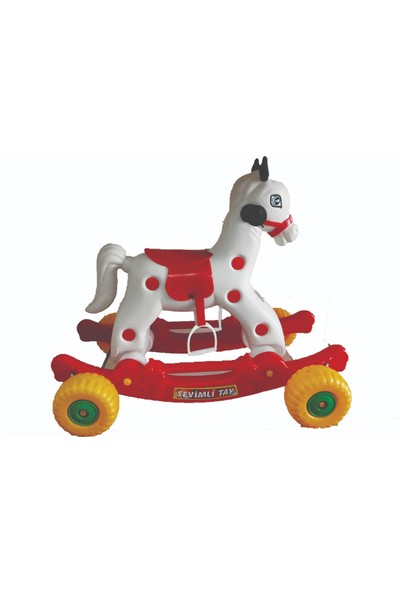 Enhoştoys Müzi̇kli̇ Sallanan Tekerlekli̇ At