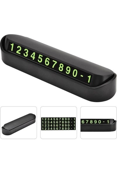 Ctn Paltava Araç Torpido Üstü Aç Kapa Numaratör Siyah