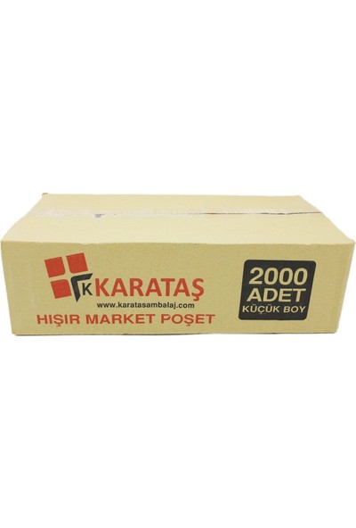 Pack Koli Hışır Poşet - Küçük