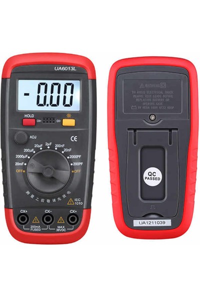 TT T-ECHNI-C Dıgıtal Ölçü Aleti UA6013L Kapasitemetre=kondansatör Ölçme Aleti Tt-Tehcni-C