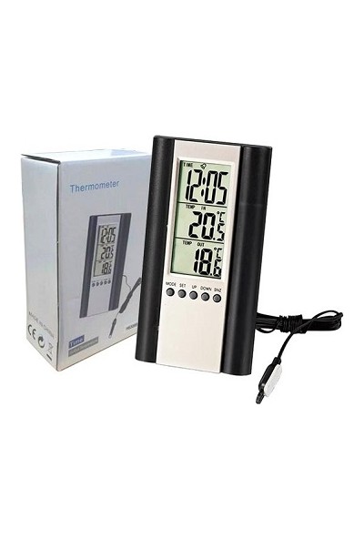 TT T-ECHNI-C Termometre H 6308B Isı Ölçer*saat*alarm Tt Technıc TT T-ECHNI-C Termometre H 6308B Isı Ölçer*saat*alarm Tt Technıc