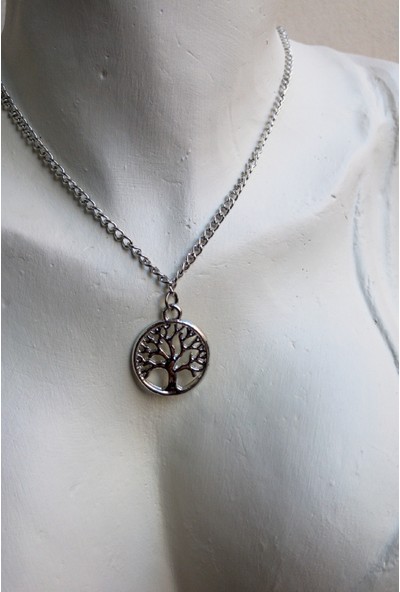 Sandcastle Gümüş Yaşam Ağacı Zincir Kolye