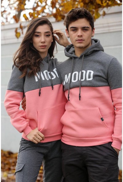 Miss Kaftan Collection Mood Baskılı Çift Renk Sweatshirt 1 Adet Fiyatıdır
