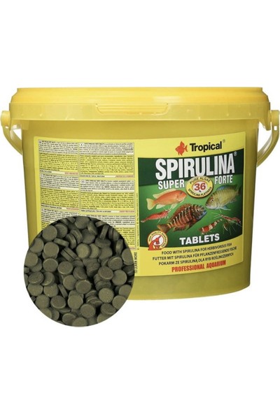 Tropical Super Spirulina Forte Tablets 50 Adet Tropical Super Spirulina Forte Tablets 50 Adet