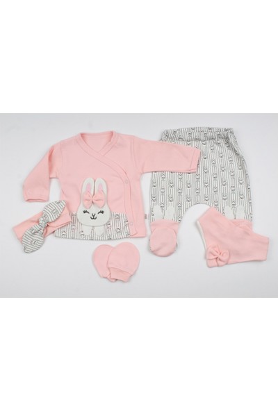 Minizeyn Pufidik Tavşan 5'li Zıbın Set