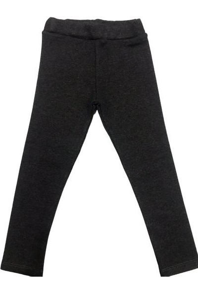 Uğur Böceği Çocuk Tayt Pantolon Manşetli Tek Alt Füme 2-5 Yaş Unisex