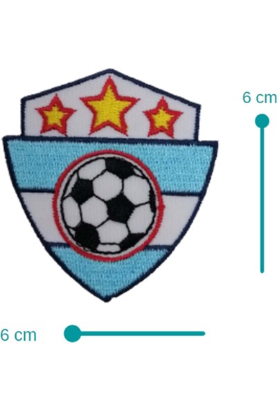 Hobigun Futbolcu Arması - Ütü Ile Yapışan Dokuma Arma