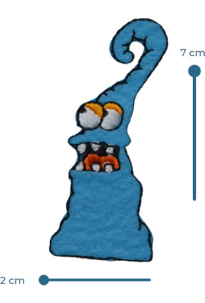 Hobigun Figürlü Arma - Ütü Ile Yapışan Dokuma Arma