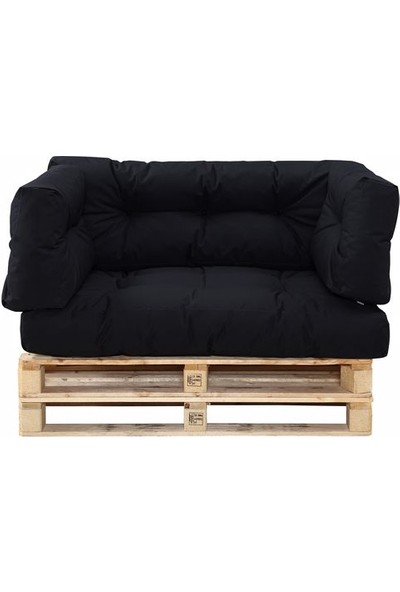 Elyaf Sepeti Dış/iç Mekan Palet Minderi Seti Takımı Set:4 Tüm Renkler