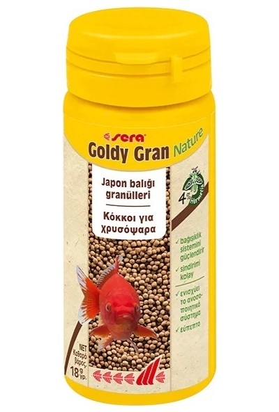 Sera Goldy Gran Nature Japon Balığı Yemi– 50 ml