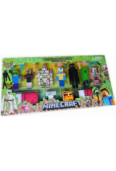 Trend Center Minecraft Seti 21 Parça Endermanlı Xlarge Model Trend Center Minecraft Seti 21 Parça Endermanlı Xlarge Model