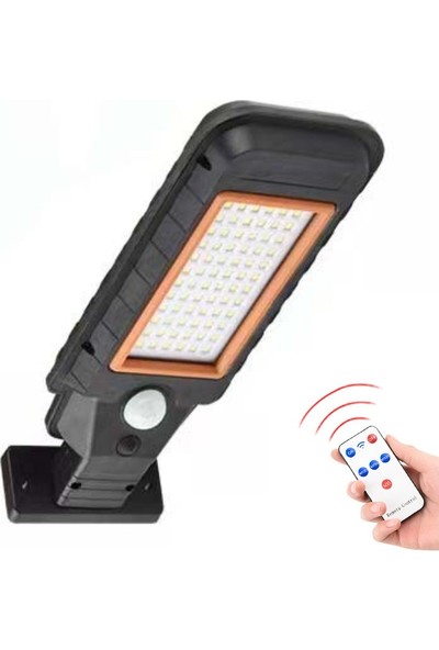 Gaman 72 LED Güneş Enerjili Sensörlü Solar Sokak Bahçe Lambası Kumandalı 3 Mod Gaman 72 LED Güneş Enerjili Sensörlü Solar Sokak Bahçe Lambası Kumandalı 3 Mod